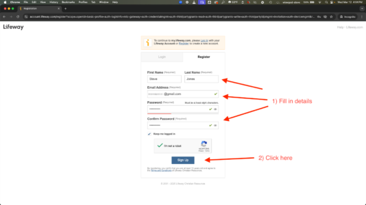 How to access content from Lifeway media - Walking In Step With God
