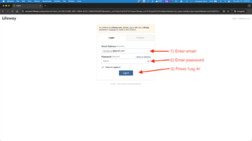 How to access content from Lifeway media - Walking In Step With God